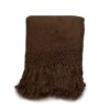 Plaid lama marron Dominica - Plaid en laine - Finca Home